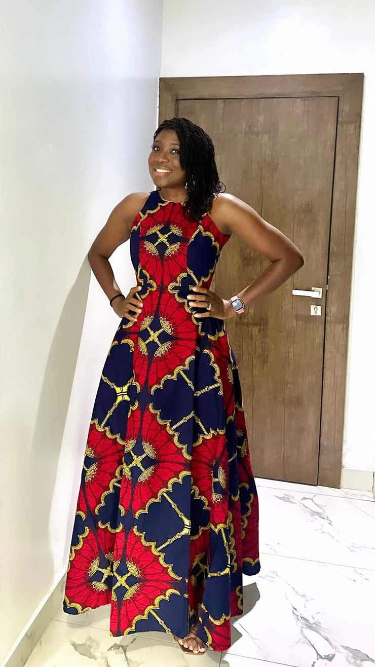 Aanu African Print Maxi Dress – Ray Darten
