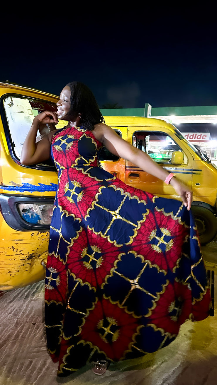 Aanu African Print Maxi Dress – Ray Darten